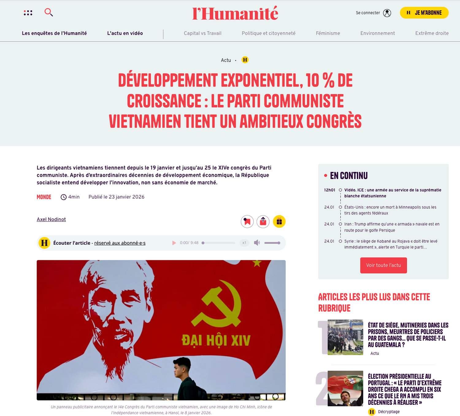 Đại hội XIV của Đảng: Tầm nhìn chiến lược và đột phá phát triển Việt ...