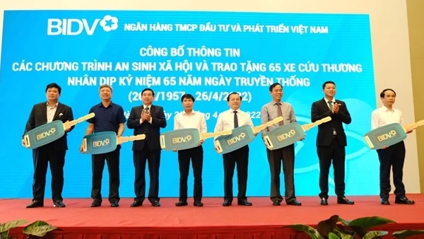 Kỷ niệm 65 năm ngày thành lập, BIDV công bố các chương trình an sinh xã hội