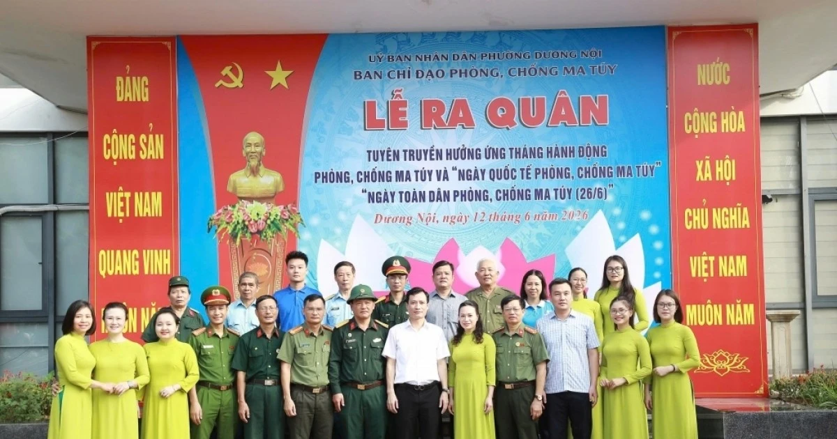 Hành động vì cộng đồng sạch ma túy tại Dương Nội Hà Nội