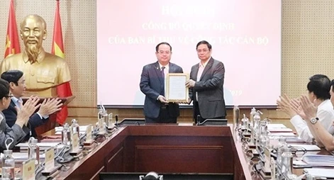 Đồng chí Quản Minh Cường giữ chức Phó trưởng Ban Tổ chức Trung ương